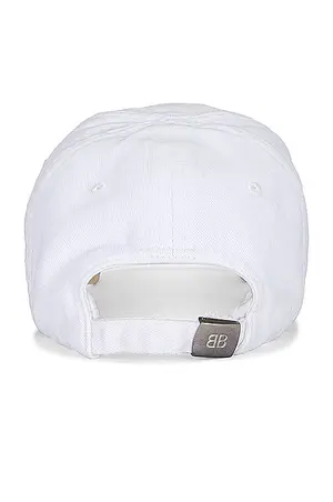 Balenciaga Cap In White In White & Black - 20% Off | Editorialist